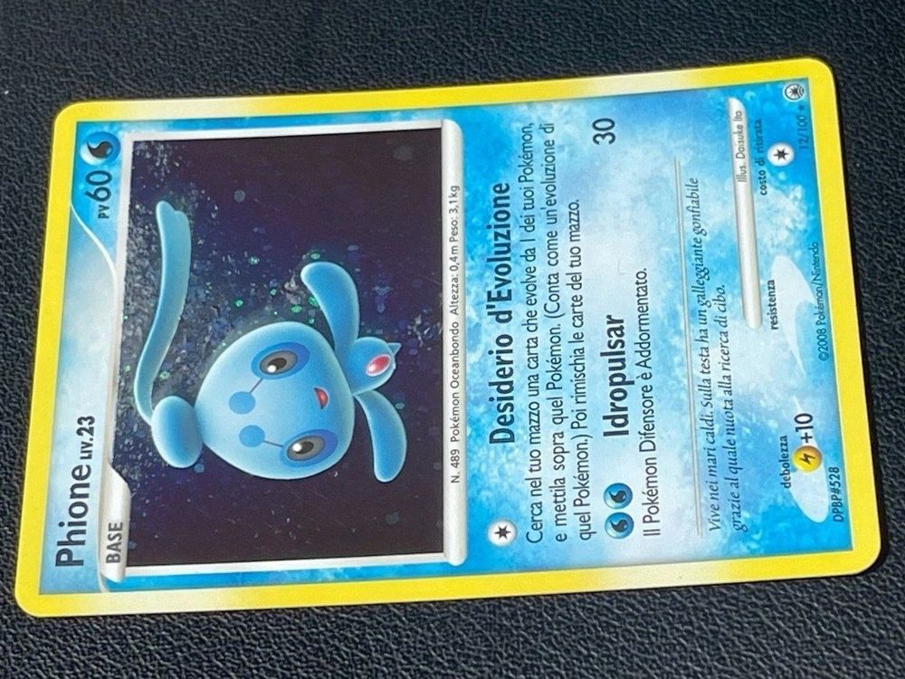 Phione 12/100 Holo Rare Pokémon D&P Majestic Dawn | Kaufen auf Ricardo