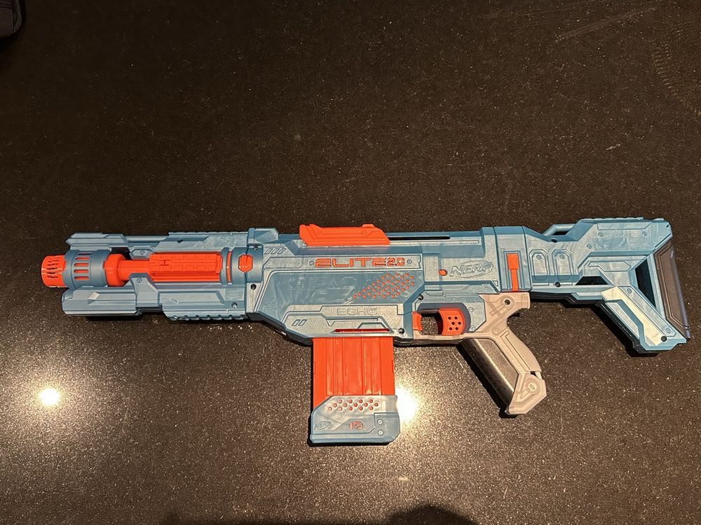 NERF Elite 2.0 Blaster Echo CS 10 4-in-1 manuell 69 cm | Kaufen auf Ricardo
