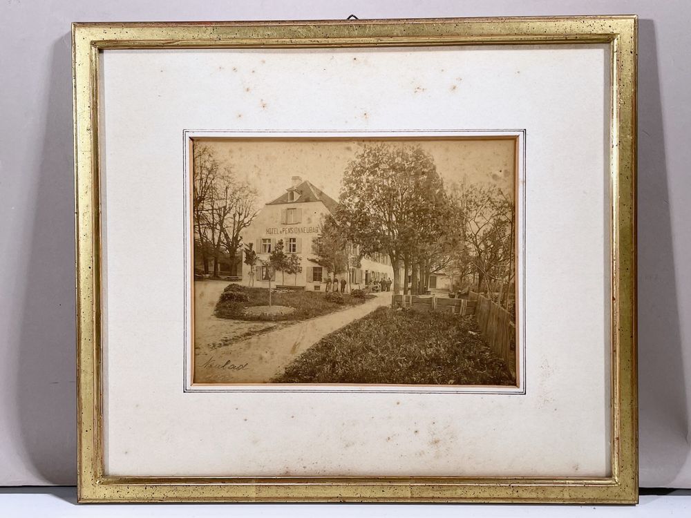 🟢 Antike Foto 1891, Neubad Basel (Gebraucht) in Zürich für CHF 20 – nur ...