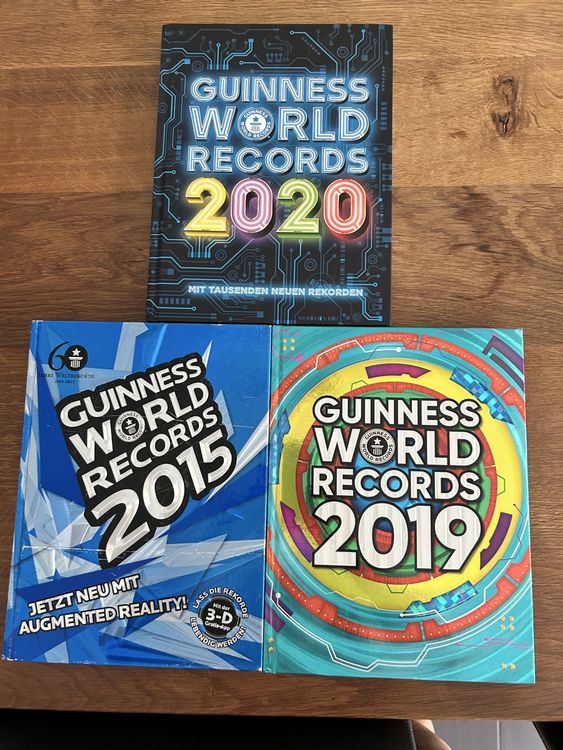 Guinness World Records Sammlung 2015, 2019 und 2020 (Gebraucht) in ...
