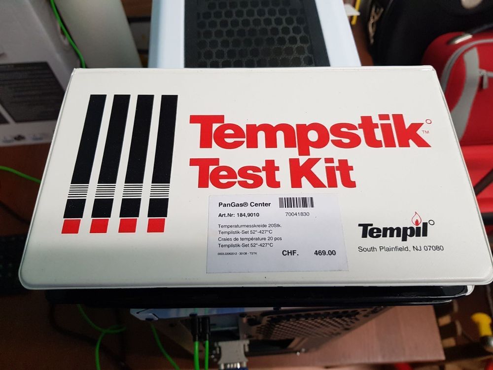MIG MAG, TIG, WIG, Tempstik Test Kit (Neu und originalverpackt) in ...