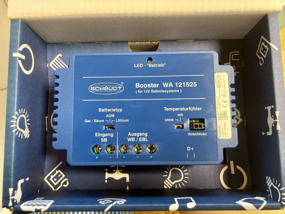 Schaudt Batterie Ladebooster 25A (neu) für Wohnmobil Camping (Neu und originalverpackt) in ...
