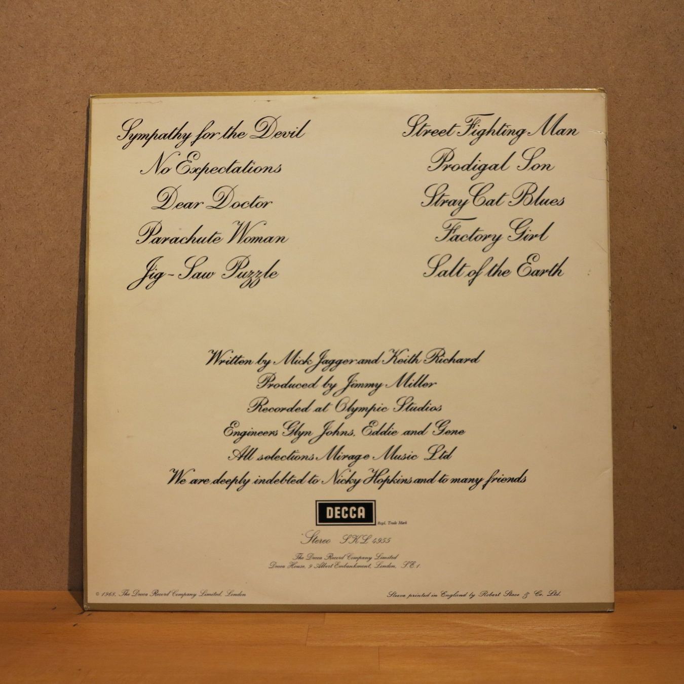 Rolling Stones - Beggars Banguet / LP (Gebraucht) in Zürich für CHF 35 ...