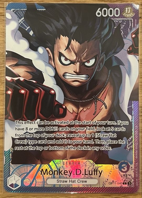 One Piece Monkey D. Luffy OP11-040 (Neu (gemäss Beschreibung)) in Einsiedeln für CHF 37.9 – mit ...