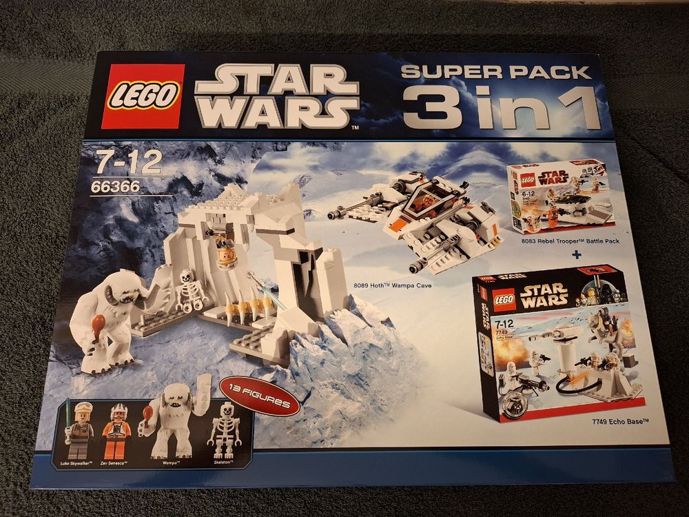 LEGO Star Wars 66366 Super Pack 3 in 1 (OVP) "Rarität" (Neu und ...