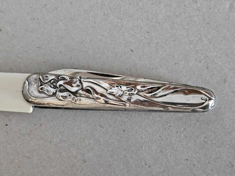 Jugendstil-Brieföffner mit messer, silber (Gebraucht) in Lugano für CHF 240 – mit Lieferung auf ...