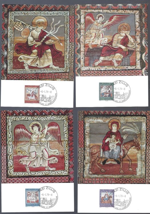 4 MAX-Karte Pro Patria 1966 Sst ZILLIS (GR) 8.1.79 | Kaufen auf Ricardo