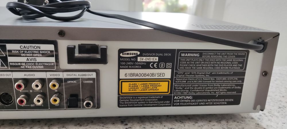 SAMSUNG VHS-Videorecorder (Gebraucht) in Schongau für CHF 120 – mit ...