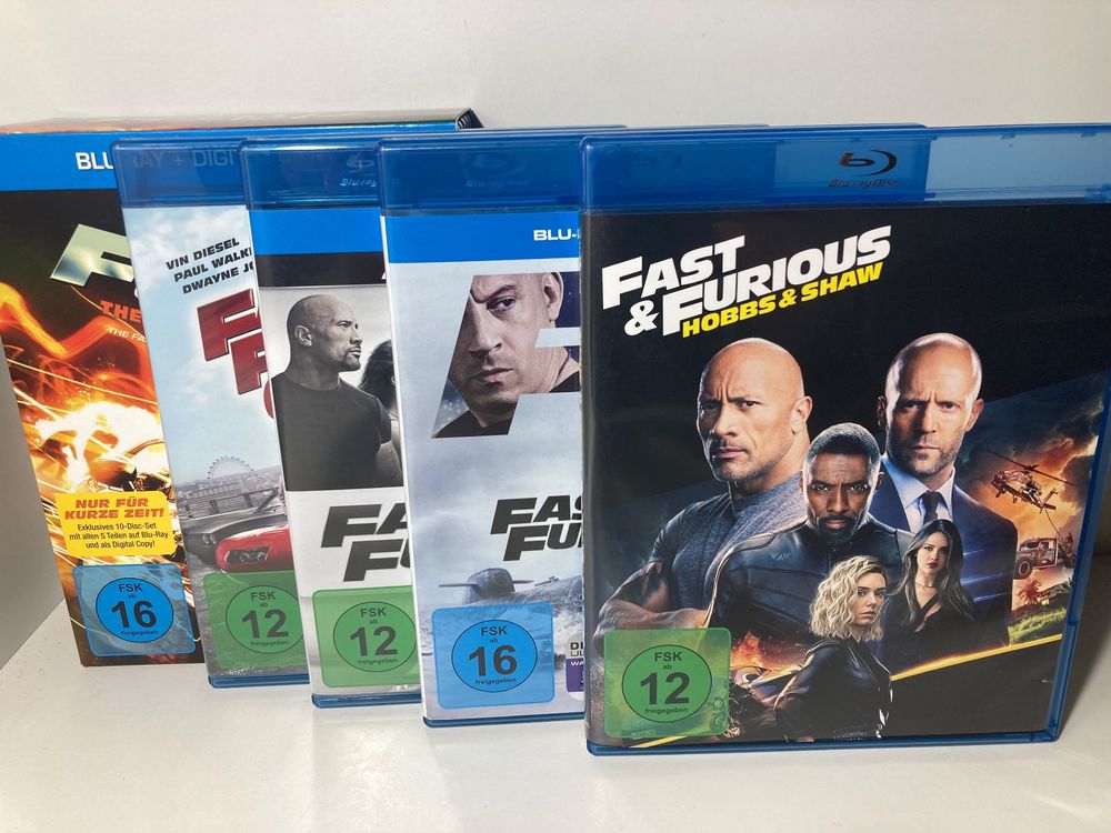 The Fast and the Furious 1-8 & Hobbs & Shaw Blu Ray (Gebraucht) in ...