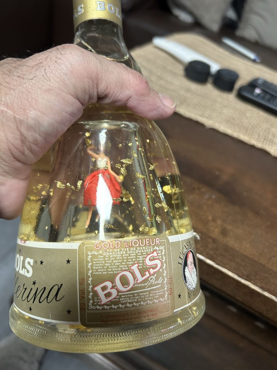 Vintage Bols Ballerina Gold Liqueur 50cl – 30% Vol – Spieluh (Neu und ...