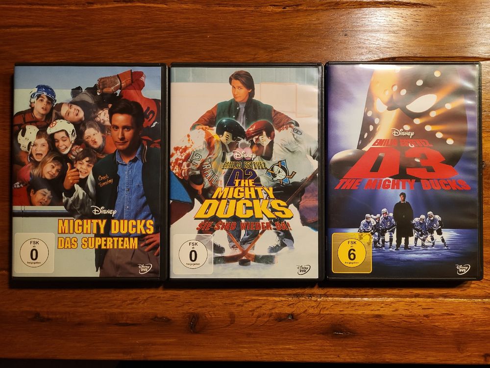 Mighty Ducks 1-3 / DVD's / Deutsch / Selten | Kaufen auf Ricardo