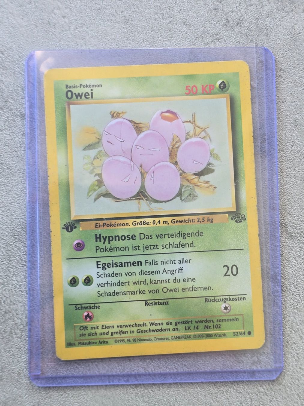 🇩🇪 Pokemon 》Dschungel 1. Edition 》Owei 52/64 (Gebraucht) in Niederbipp ...