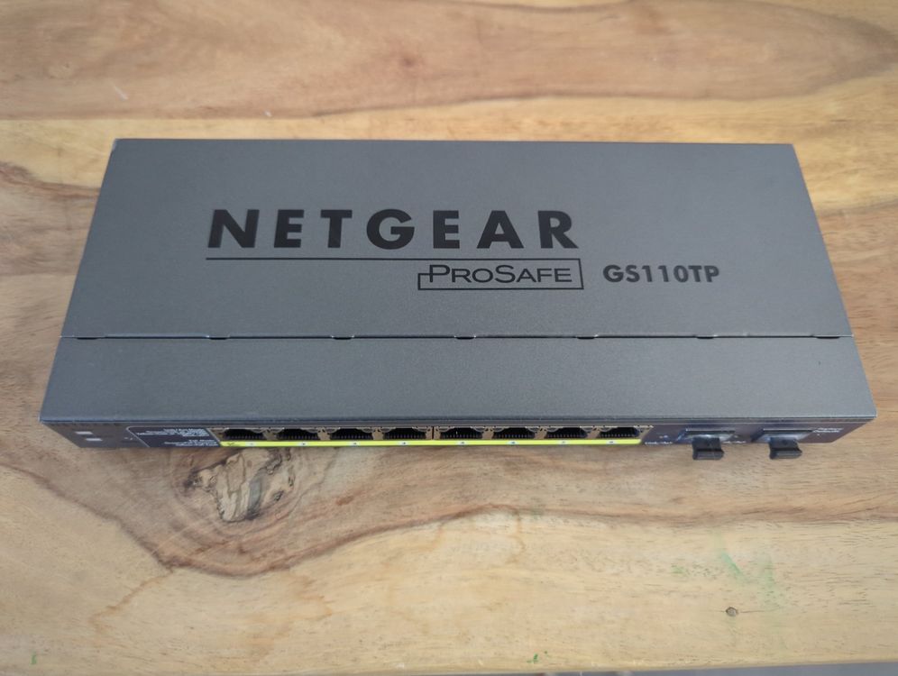Netgear prosafe GS110TP PoE/SFP Switch V1 | Kaufen auf Ricardo