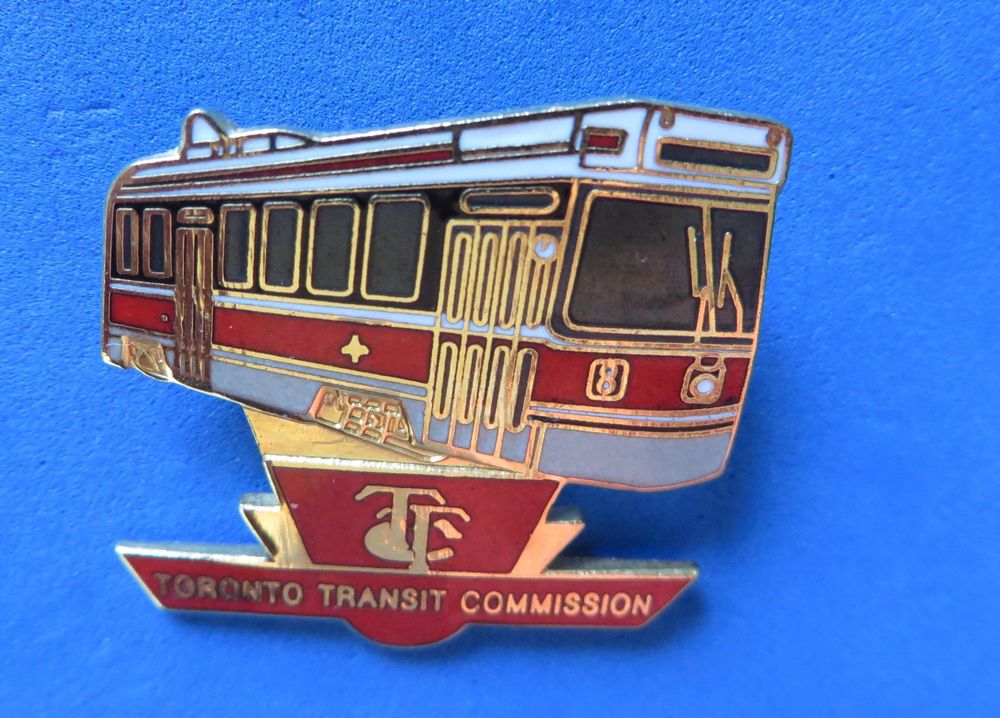 BADGE,TTC TORONTO TRANSIT COMMIS.,LOKOMOTIVE,ZUG,BAHN,TRAIN | Kaufen ...
