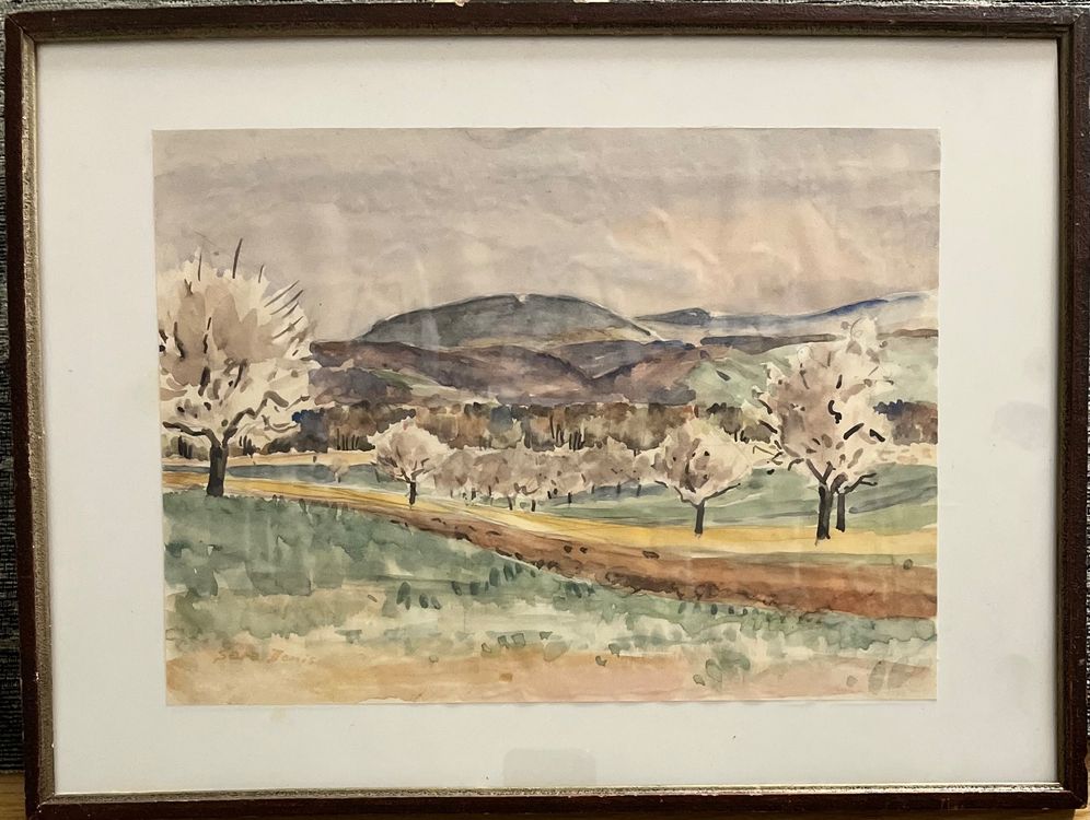 Sara Denis (1874-1960) Frühling Szene Aquarell (Gebraucht) in Root für CHF 19 – mit Lieferung ...