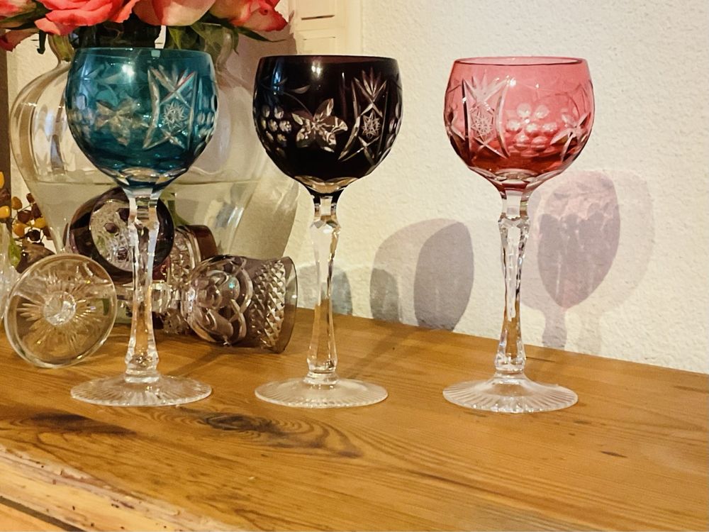 Bleikristall Glaser Handgeschliffen