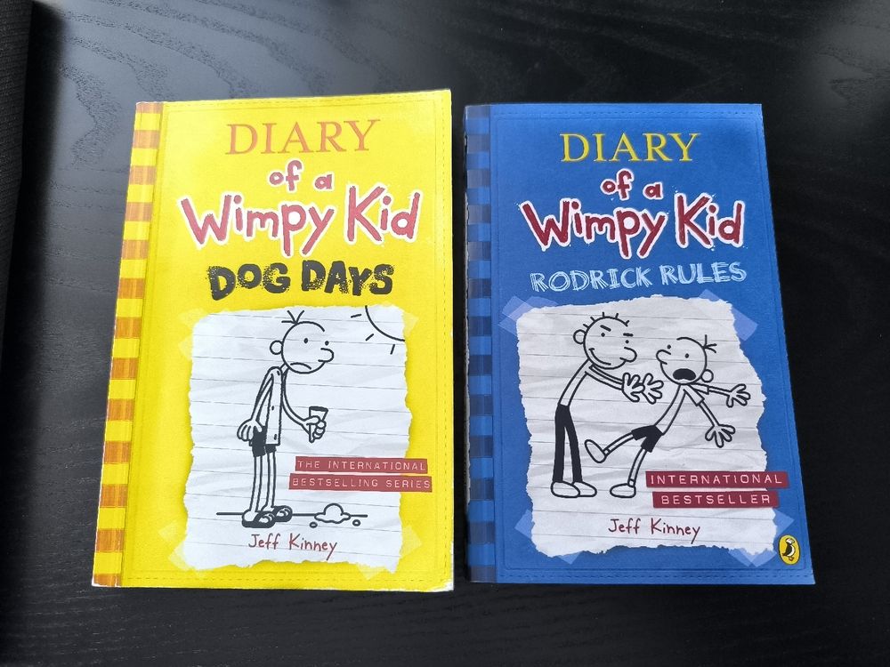 2x Greg's Tagebuch - Dog Days (4) & Rodrick Rules (2) (Engli (Neu ...