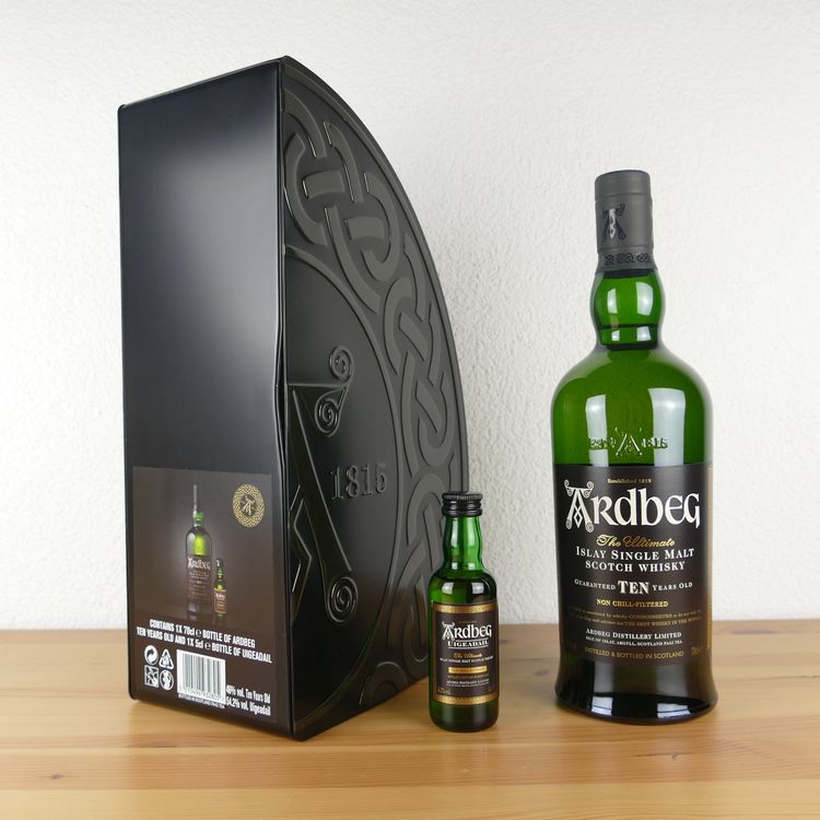 Ardbeg, Ten + Uigeadail Mini – Geschenkbox, Released 2016 (Neu (gemäss ...
