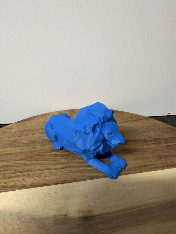 Blauer Löwe 🦁 aus dem 3D Drucker, cooles Design! (Neu (gemäss ...