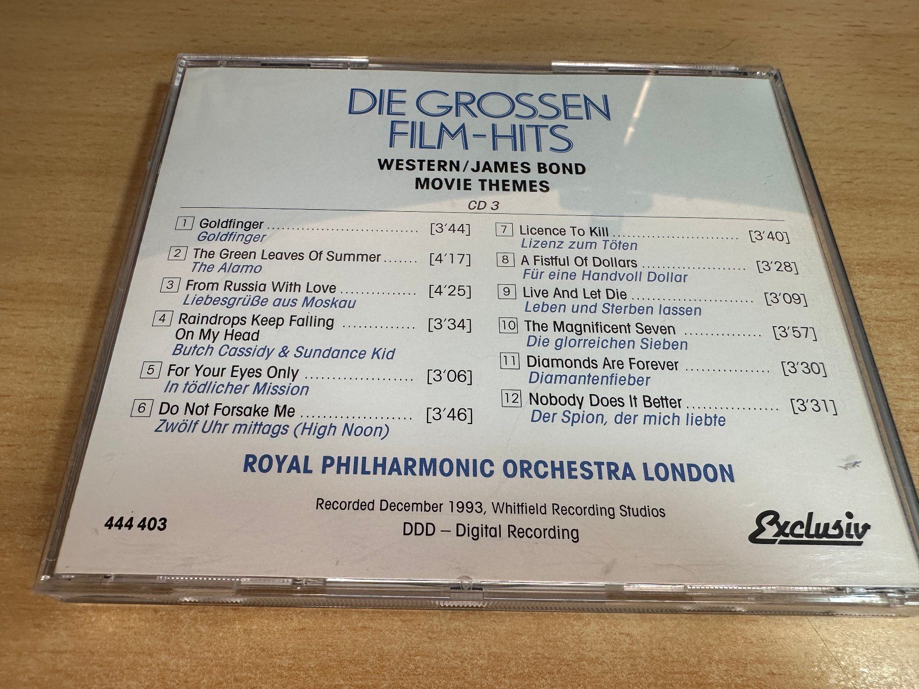 Z4 Die Grossen Film-Hits (Western/James Bond Movie Themes) (Gebraucht ...