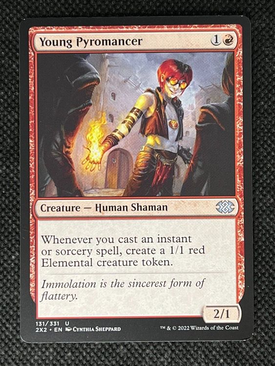 MTG Double Masters 2022 // Young Pyromancer | Kaufen auf Ricardo