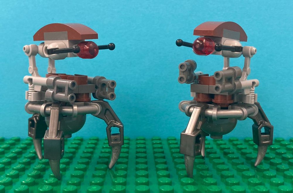 2x LEGO® Star Wars Minifigur sw0254 Droideka-Destroyer Droid | Kaufen ...
