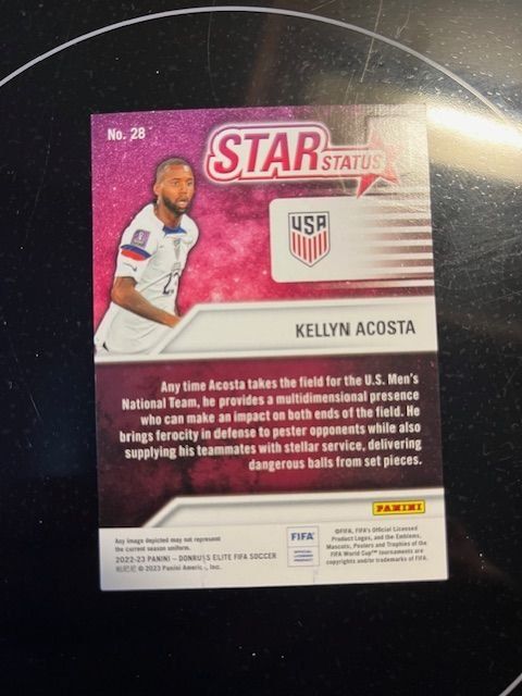 Kellyn Acosta Star Status Panini Dornruss Elite Fifa Soccer (Neu ...