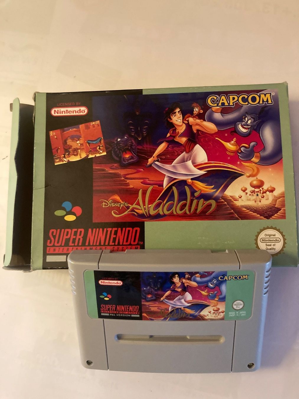 Disney's Aladdin – Super Nintendo mit OVP (ohne Anleitung) (Gebraucht ...