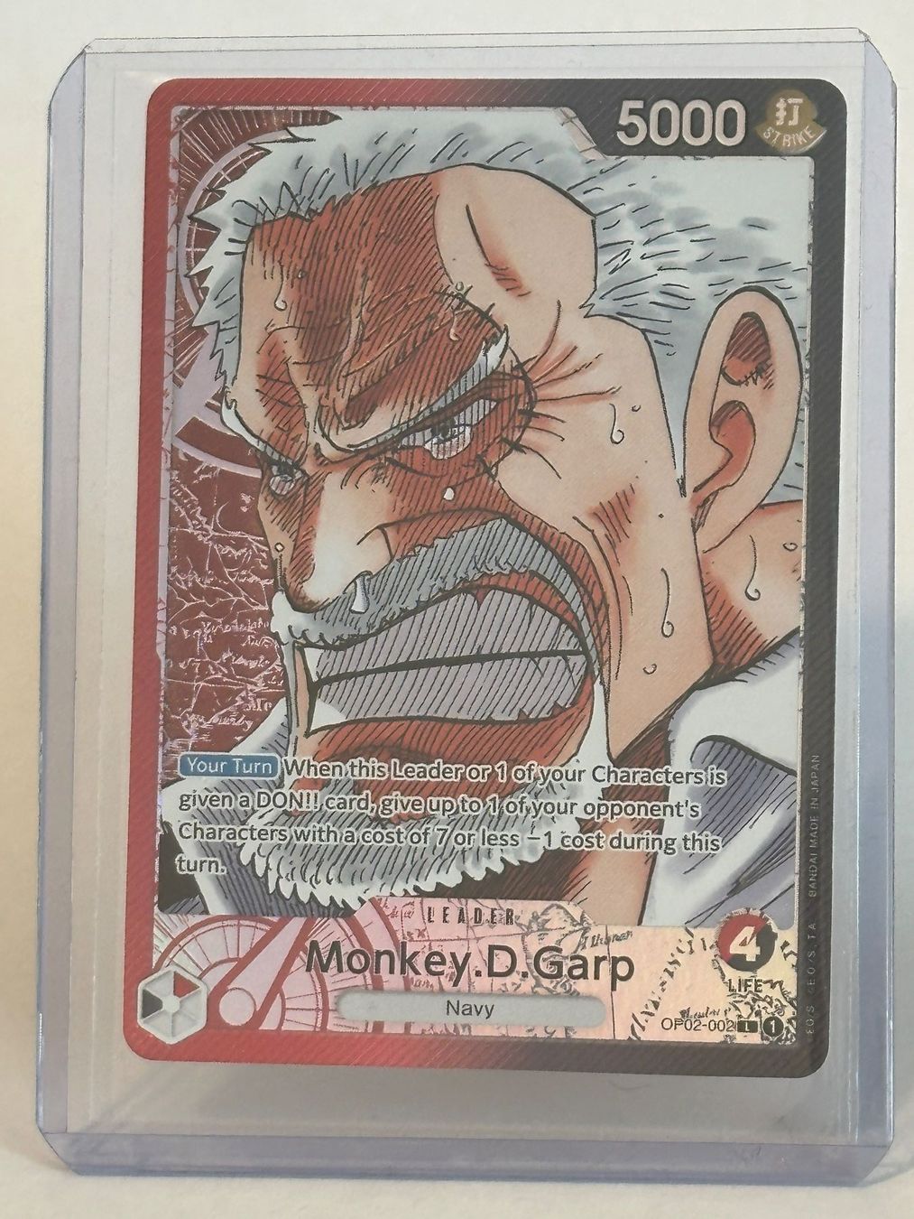 Monkey.D.Garp OP02-002 V.2 – One Piece TCG – NM (Gebraucht) in ...