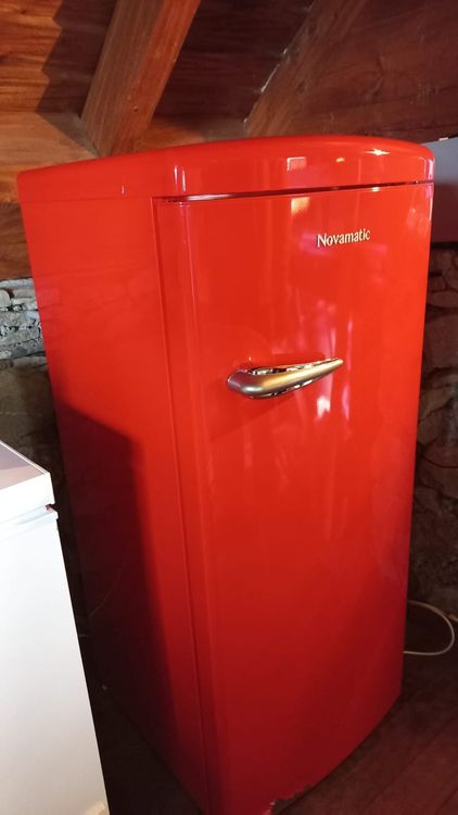 Novomatic Retro Kühlschrank rot (funktioniert) (Gebraucht) in Maseltrangen für CHF 154 – nur ...