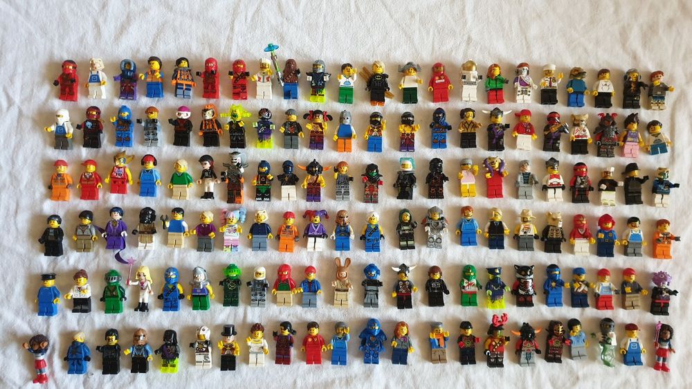 132 LEGO Figuren Männchen Menschen Minifiguren star wars (Gebraucht) in ...