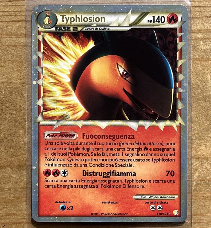 Typhlosion Prime Heartgold Soulsilver 110/123 (Neu (gemäss Beschreibung ...