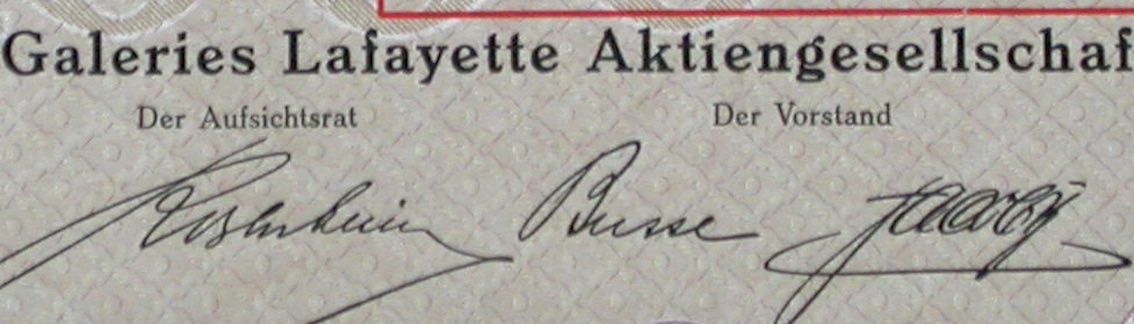 Berlin-Westen Grundstücks-AG, (Galeries Lafayette AG) - 1928 (Gebraucht ...
