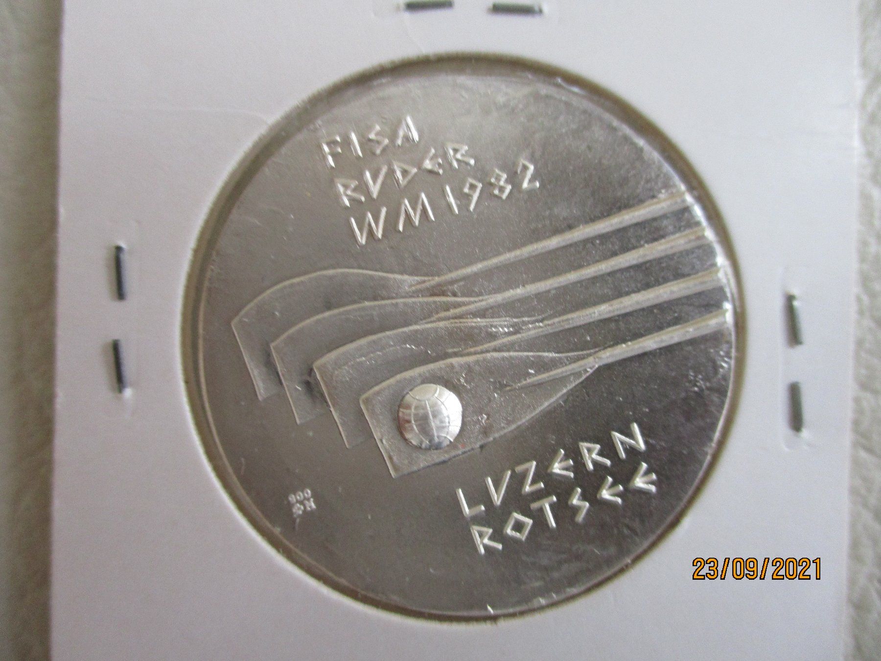 Erni-Medaille 1982 - Ruder WM Rotsee-Luzern (Gebraucht) in Liestal für ...