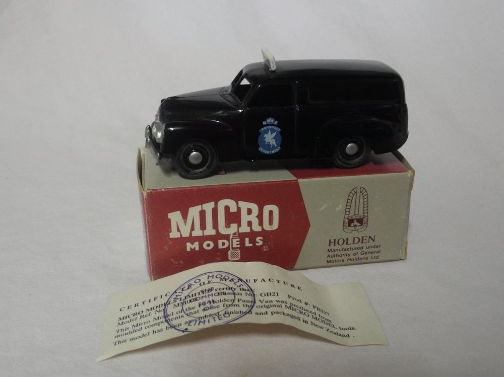 MICRO MODELS MM008 F J HOLDEN PANEL VAN NZ TRAFFIC DEPT | Acheter sur ...