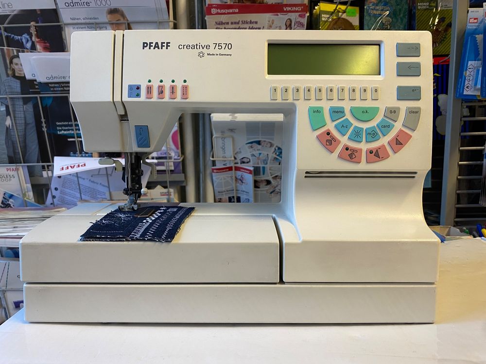 Nähmaschine PFAFF creative 7570 ab Service, mit IDT, ab 1.-- (Gebraucht ...