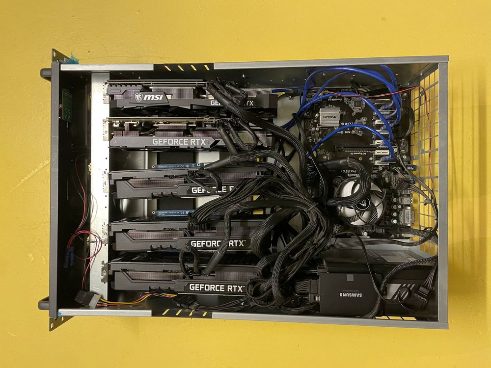 Mining Rig 5x nvidia RTX 3070 | Kaufen auf Ricardo