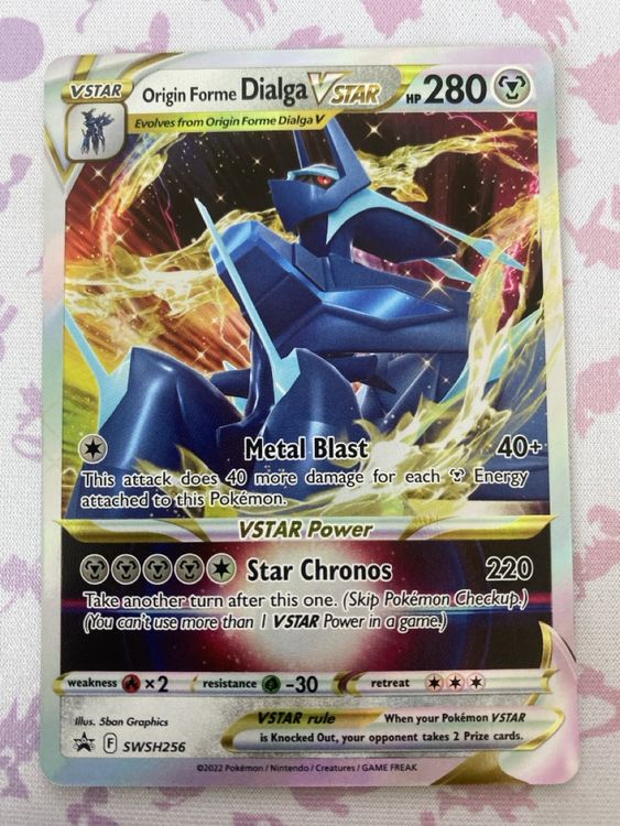 Pokemon Dialga VSTAR Origin Forme - Seltene Karte SWSH256 (Neu (gemäss Beschreibung)) in Boswil ...