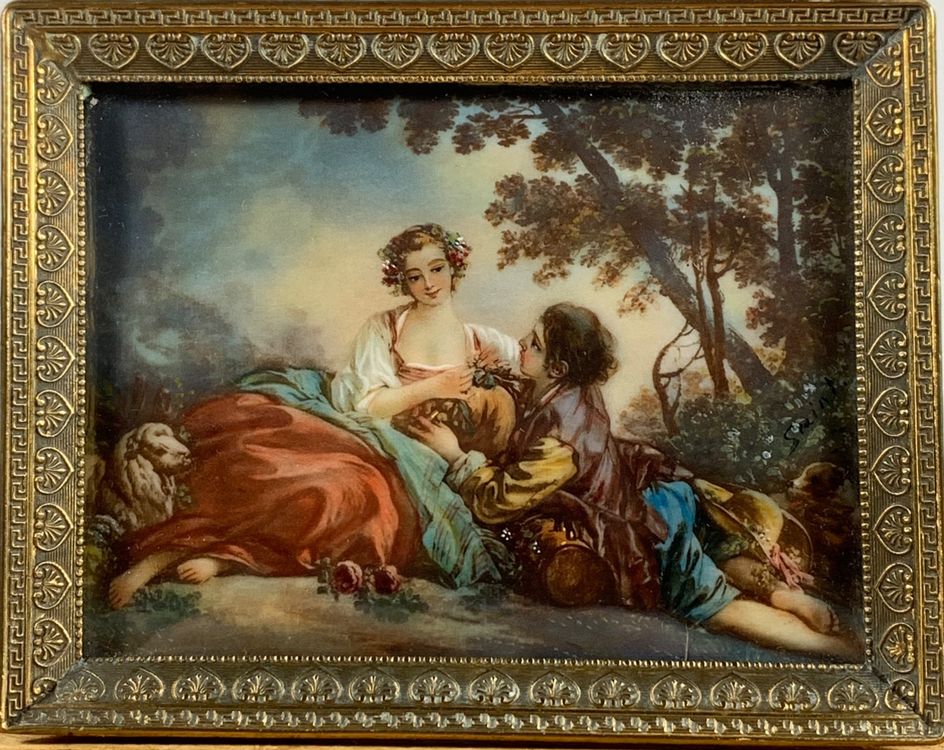 Antike Miniatur Gemälde unleserlich Signiert (Gebraucht) in Root für CHF 45 – mit Lieferung auf ...