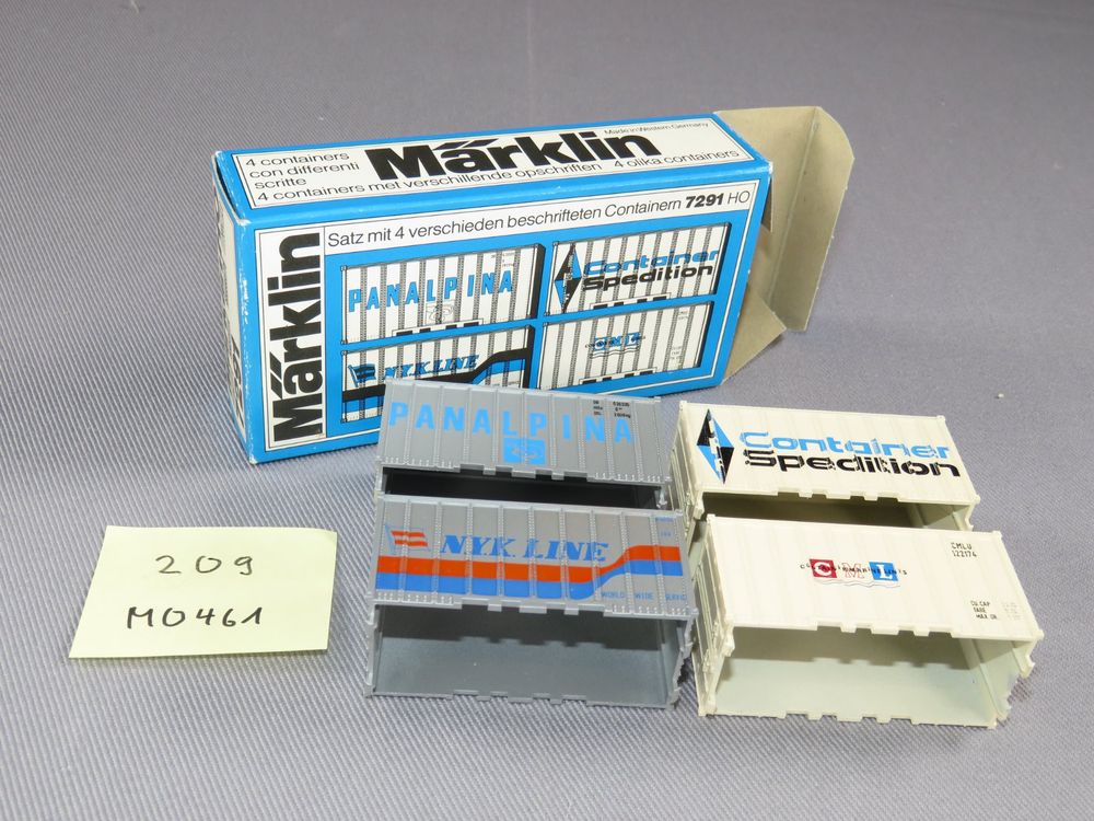 Märklin HO Container-Set 2 Stück Nr. 7291 (209) | Kaufen auf Ricardo