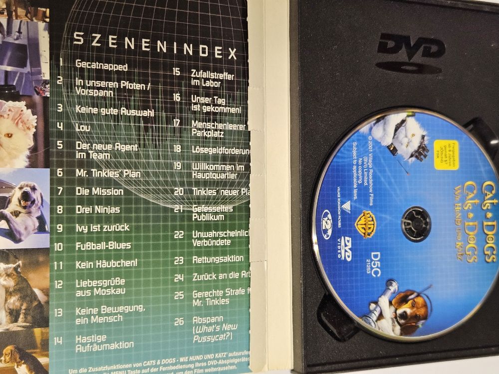 Cats & Dogs - Wie Hund und Katz / Walt Disney / DVD #WT18 (Gebraucht) in Oberdorf BL für CHF 2.6 ...