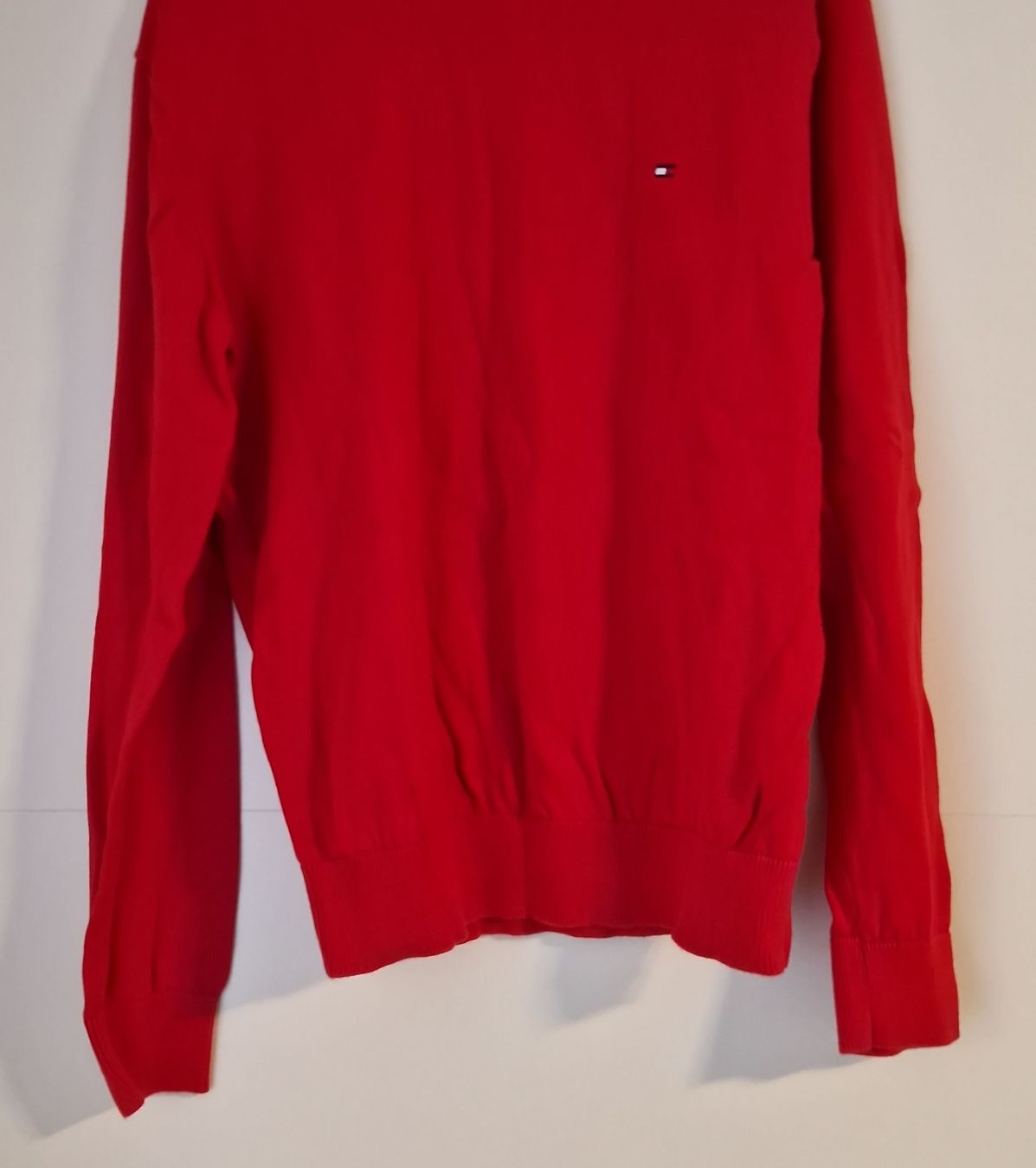 Roter Tommy Hilfiger Pullover - perfekt für den Herbst! (Gebraucht) in ...