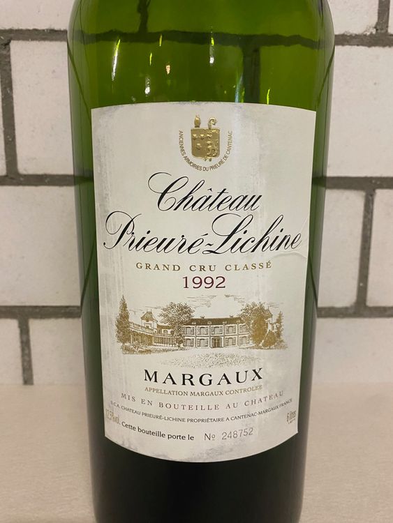 Château Prieuré-Lichine Margaux / Impériale / 6 Liter leer (Gebraucht ...