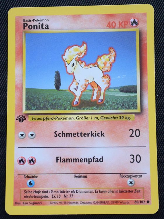 Ponita 1. Edition Base Set - DE | Kaufen auf Ricardo