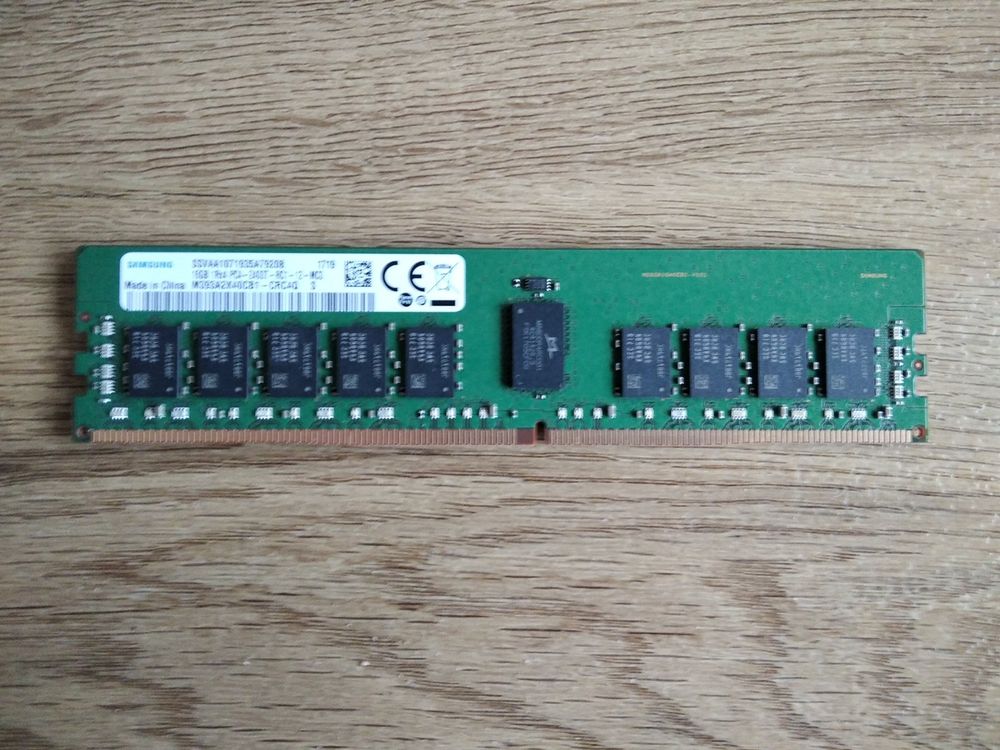 HPE Server-RAM, 16GB, 1Rx4, PC4-2400T - RC1-12-MC0 (Gebraucht) in ...