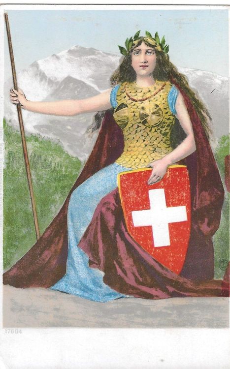 Helvetia, Wappen, Schweiz (Gebraucht) in Frauenfeld für CHF 4.8 – mit ...