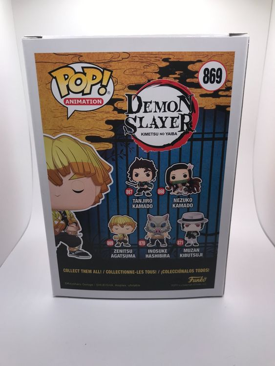 Funko POP - 869 - Zenitsu Agatsuma - Demon Slayer (Neu und ...