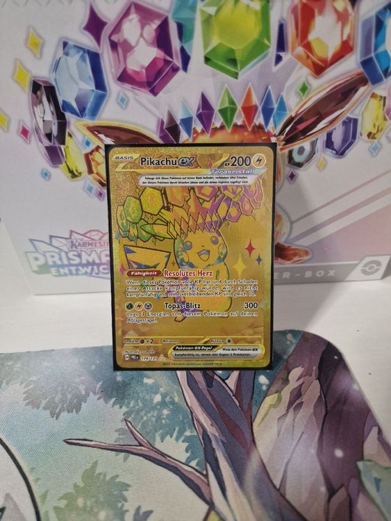 Pokemon Pikachu ex prismatic evolution gold | Kaufen auf Ricardo