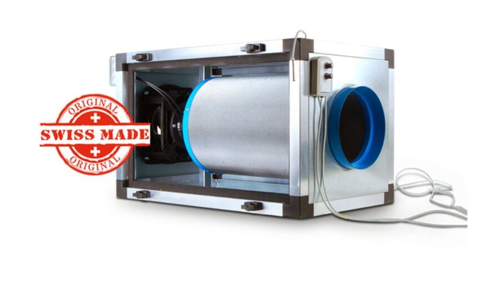 CarbonActive EC Inline Filterunit 800m³/h 200mm Flansch (Gebraucht) in ...