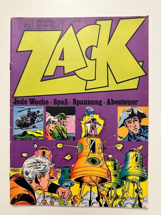 Rarität Zack Comics 41 von 1972 (Gebraucht) in Münsingen für CHF 10 ...